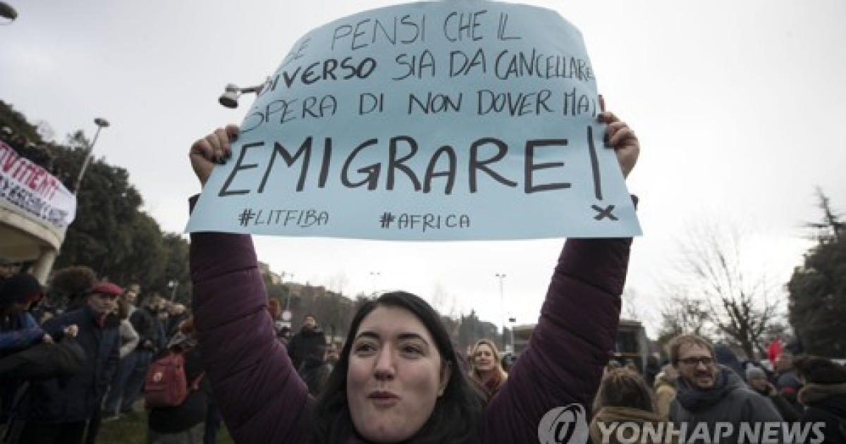 ITALY RACISM PROTEST