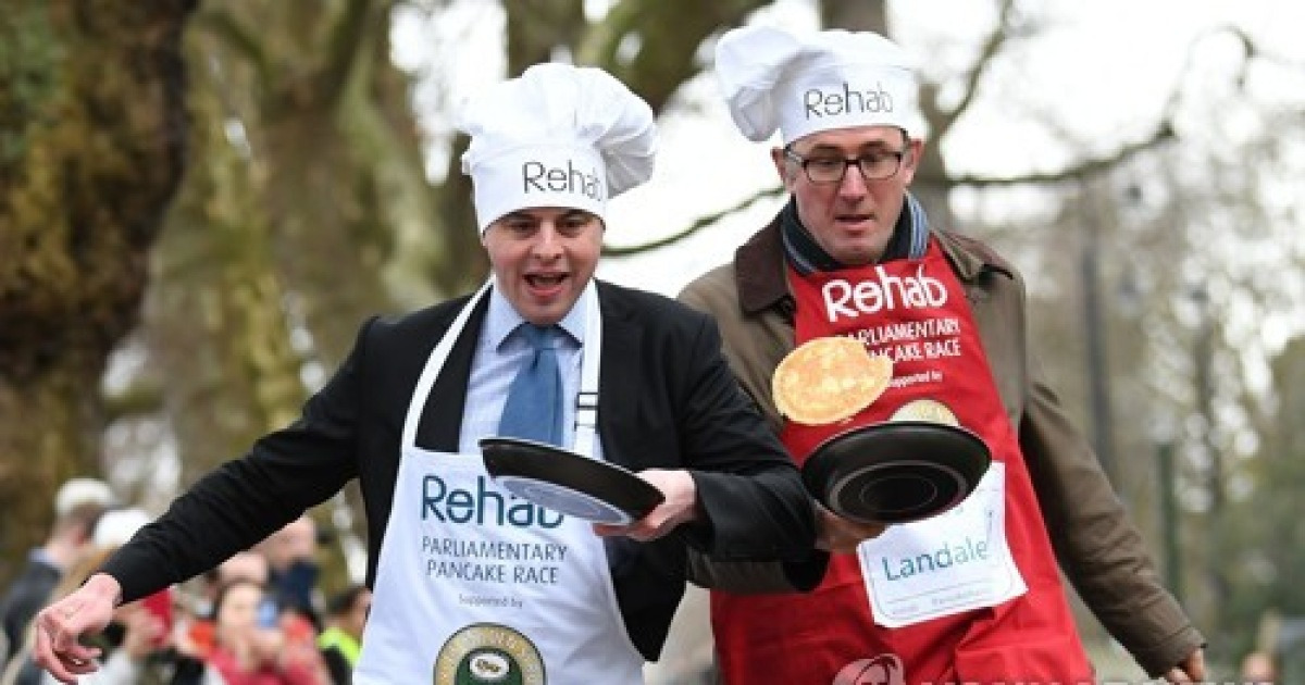 BRITAIN PANCAKE RACE