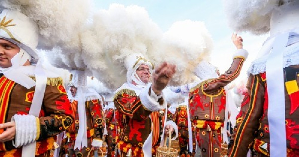 BELGIUM BINCHE CARNIVAL 2018
