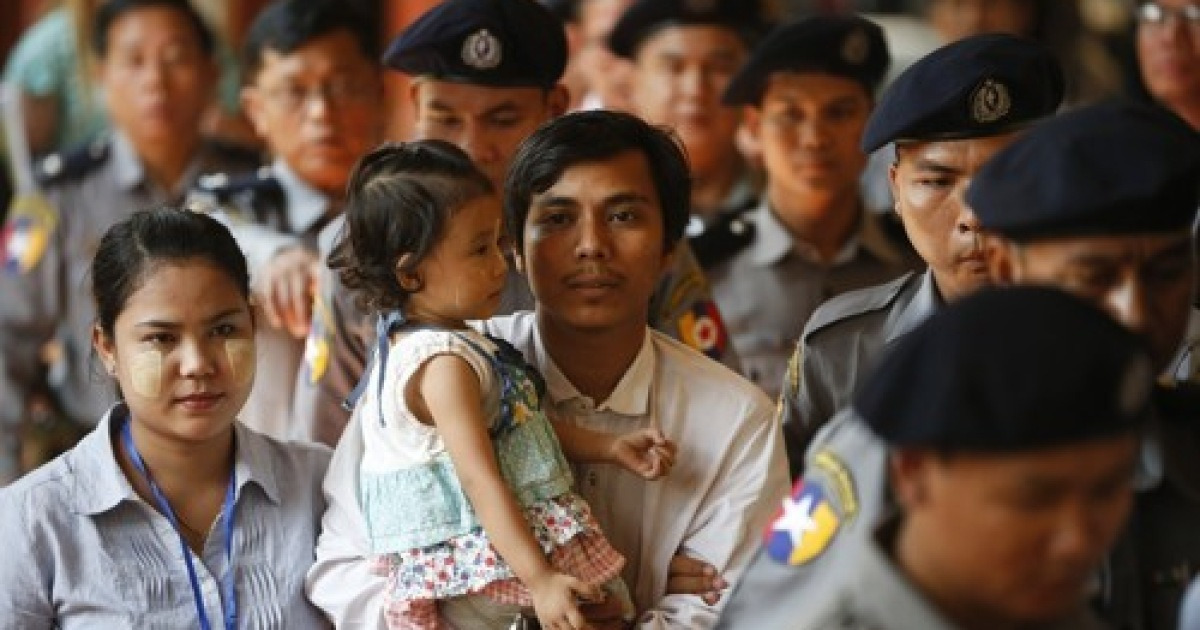 MYANMAR JUSTICE JOURNALISTS TRIAL