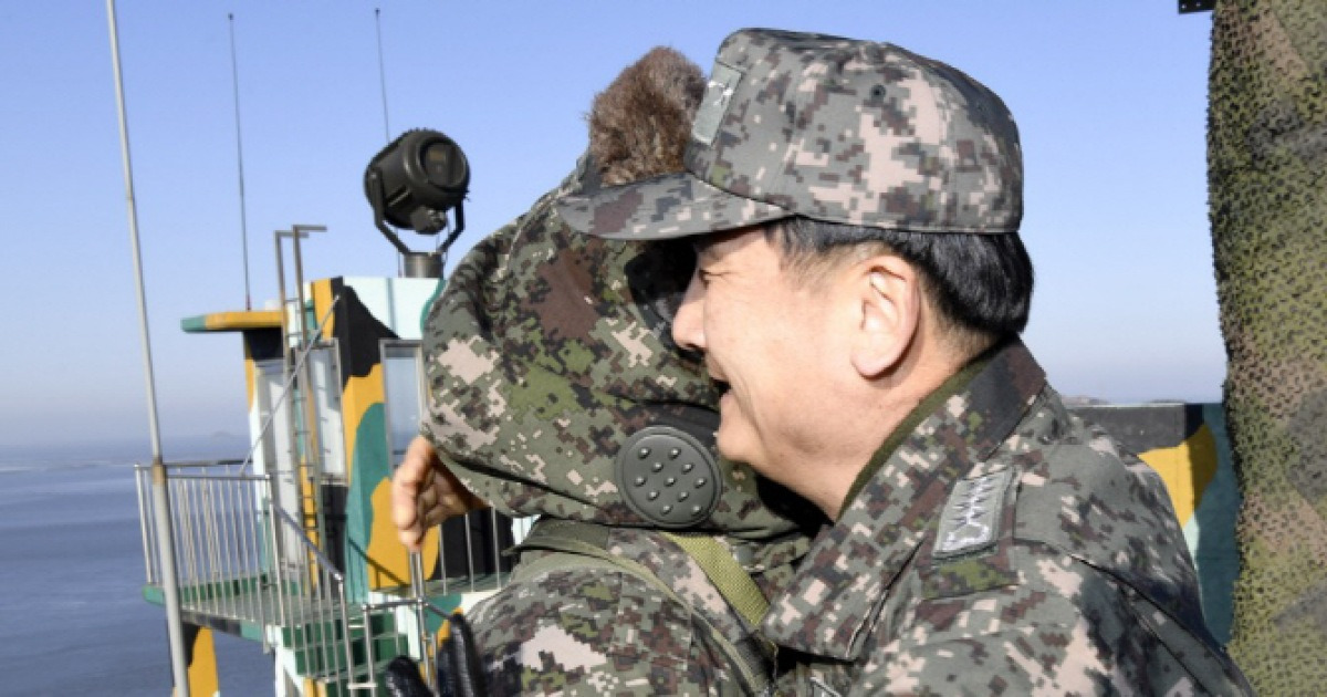 [포토]연휴 잊고 임무수행 볼음도 해군 대공감시초소 장병들