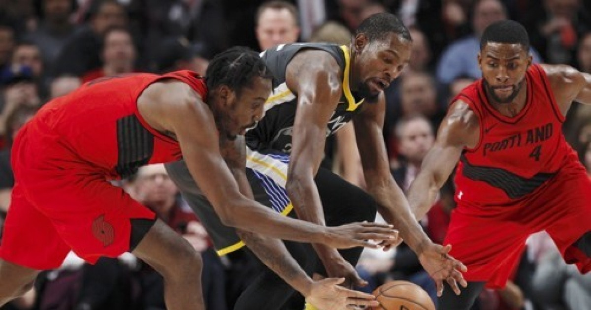 Warriors Trail Blazers Basketball