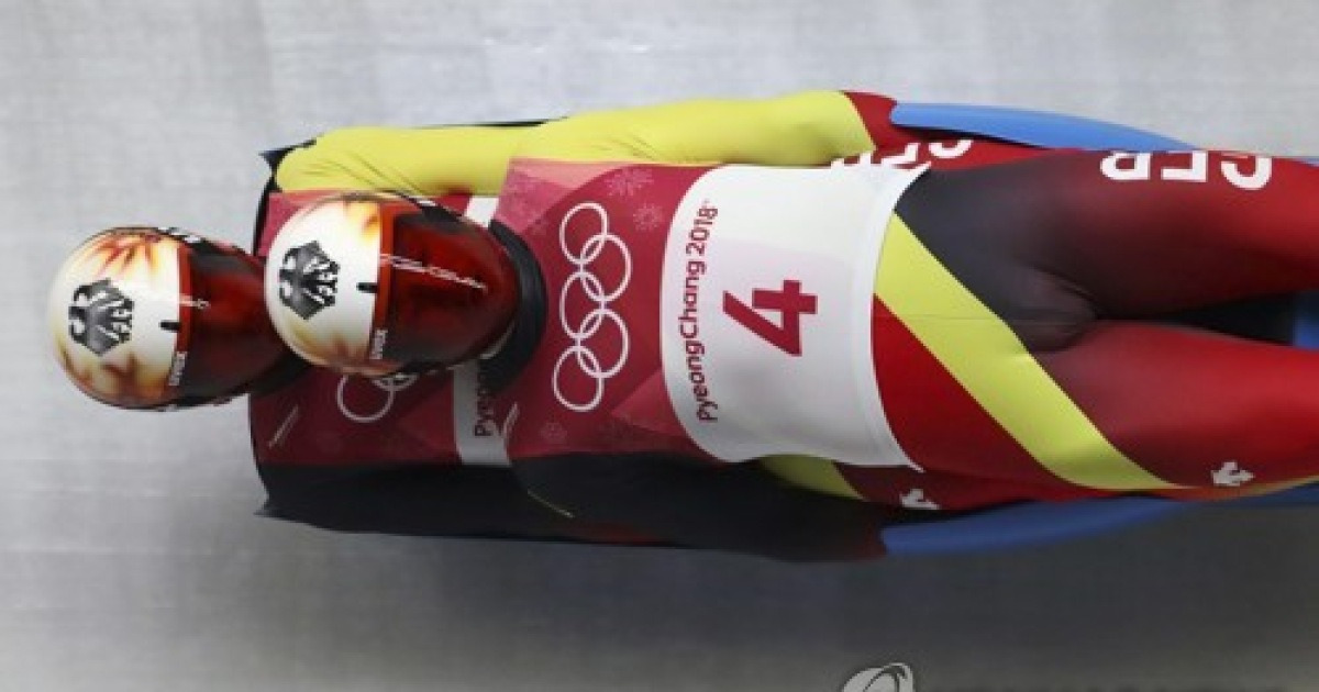 CORRECTION Pyeongchang Olympics Luge