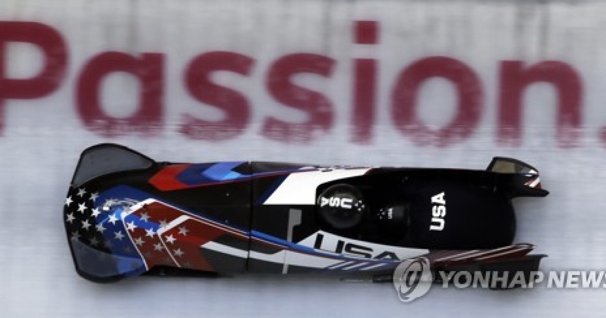 Pyeongchang Olympics Bobsled