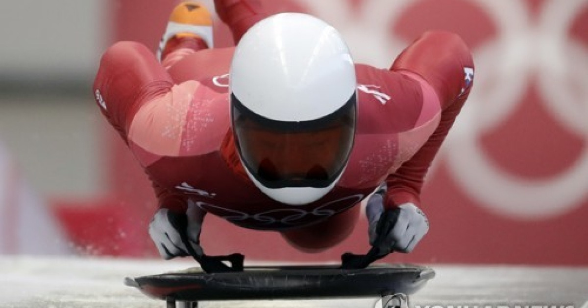 Pyeongchang Olympics Skeleton