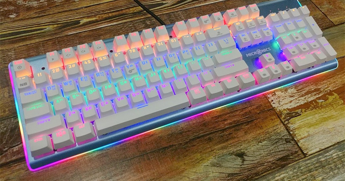 [리뷰] 화려함은 기본, 마닉 K735 게이밍 키보드