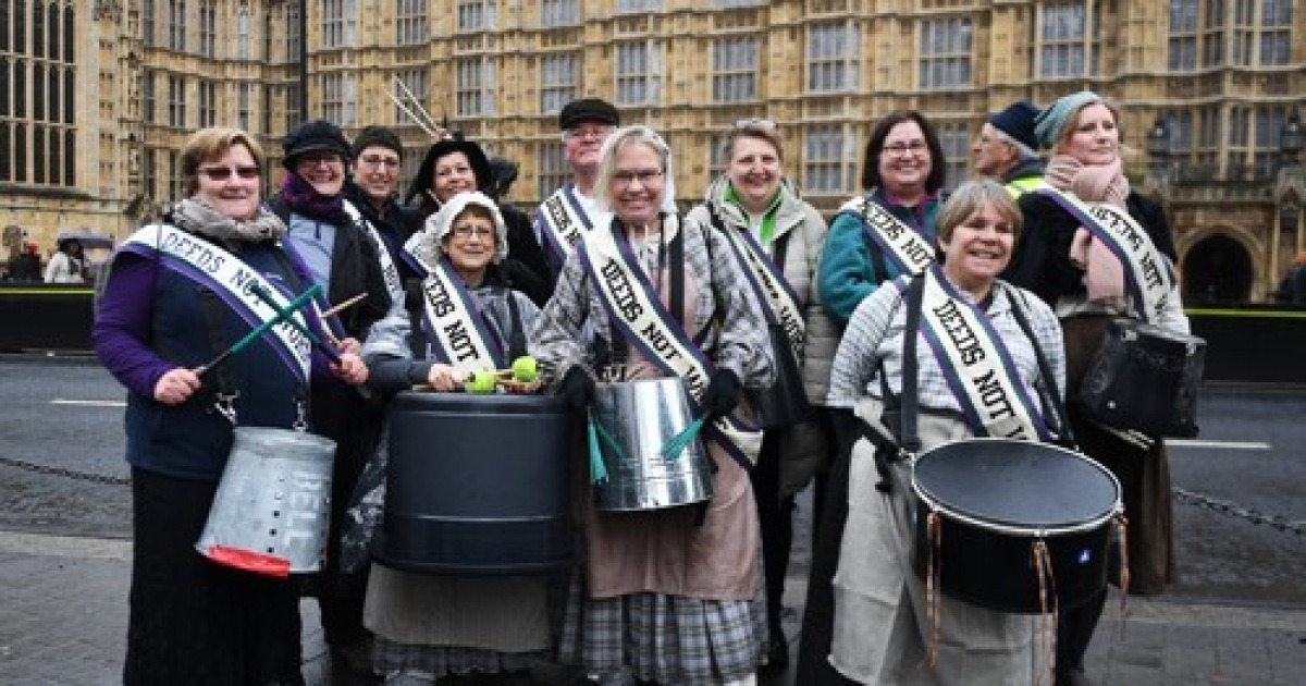 BRITAIN WOMEN MARCH