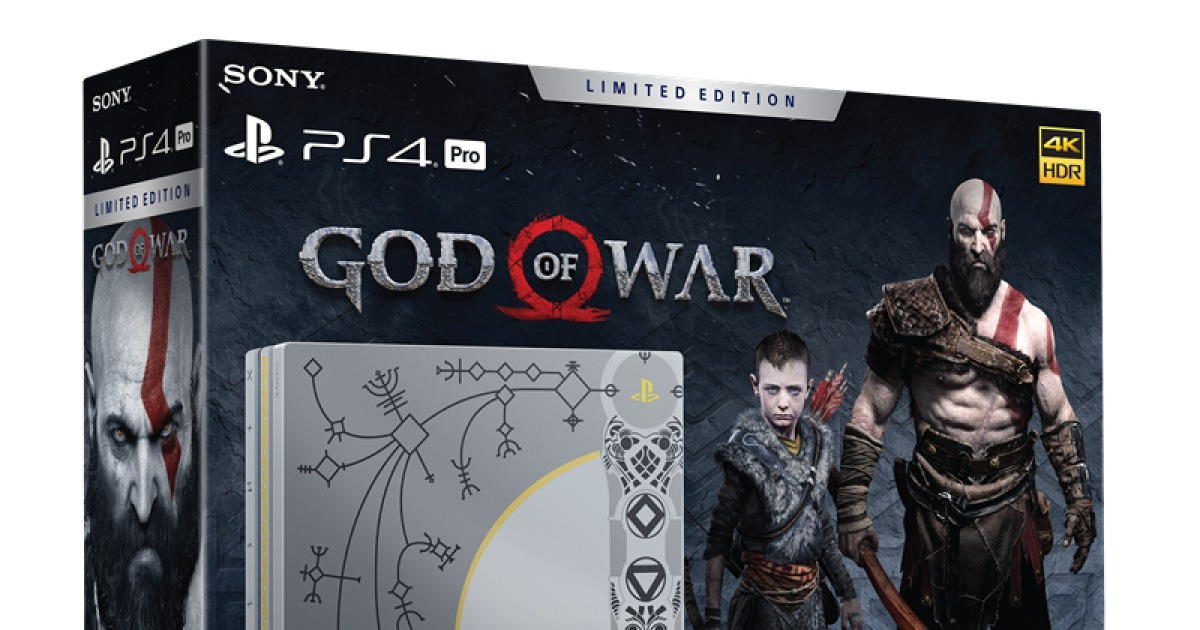 SIEK, '갓 오브 워' 한정판 PS4 프로 4월 20일 출시