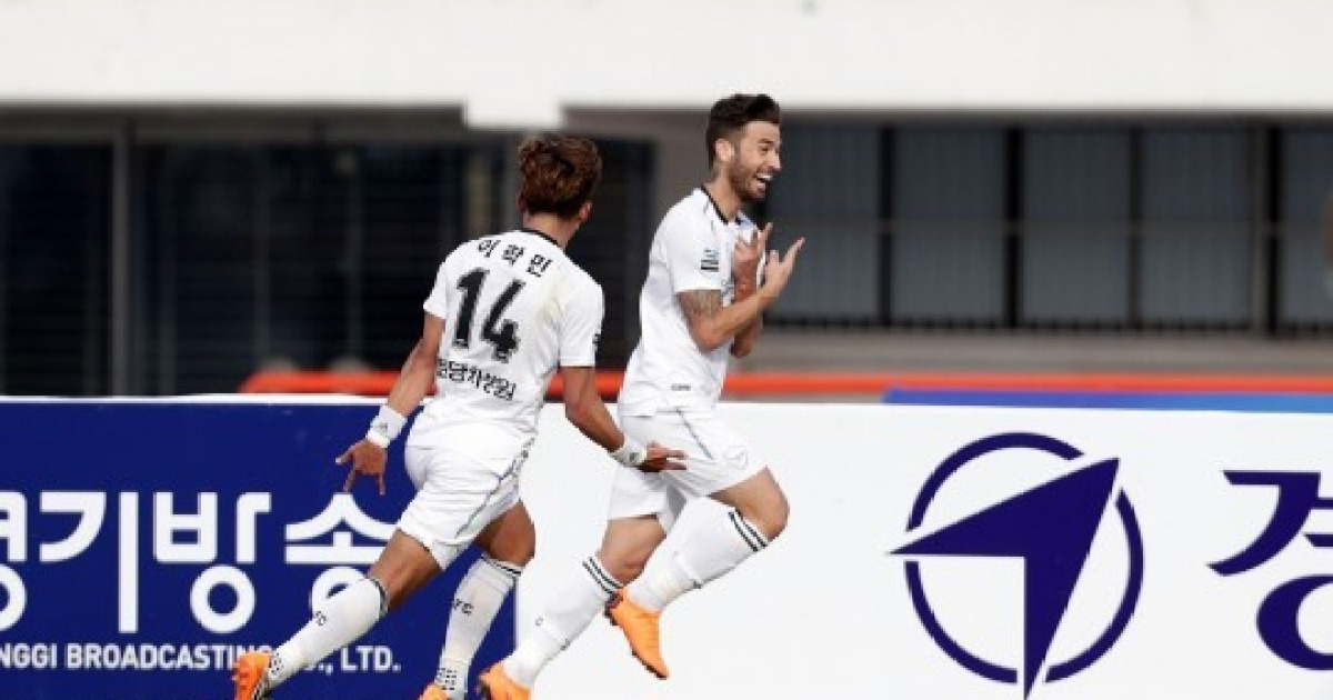 [K리그2 리뷰] '에델 2G 1A' 성남, 수원FC 원정서 4-1 역전승..남기일 감독 첫 승