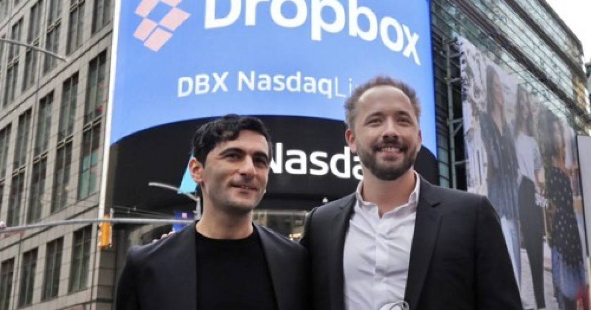 Financial Markets Wall Street Dropbox IPO