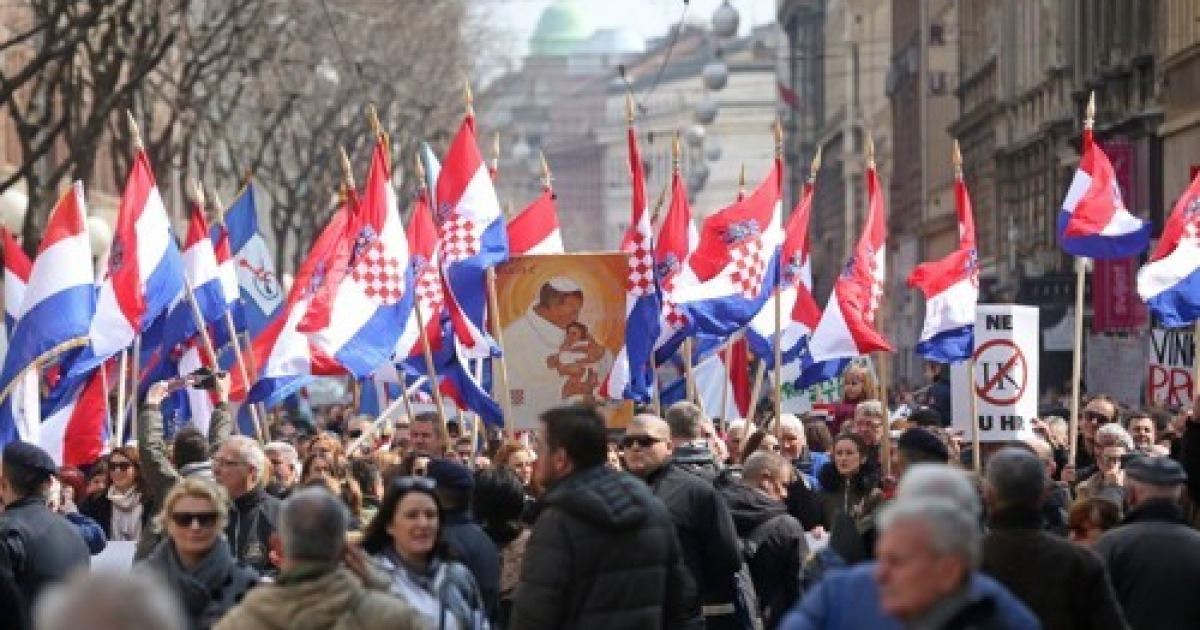 CROATIA PROTEST ISTANBUL CONVENTION