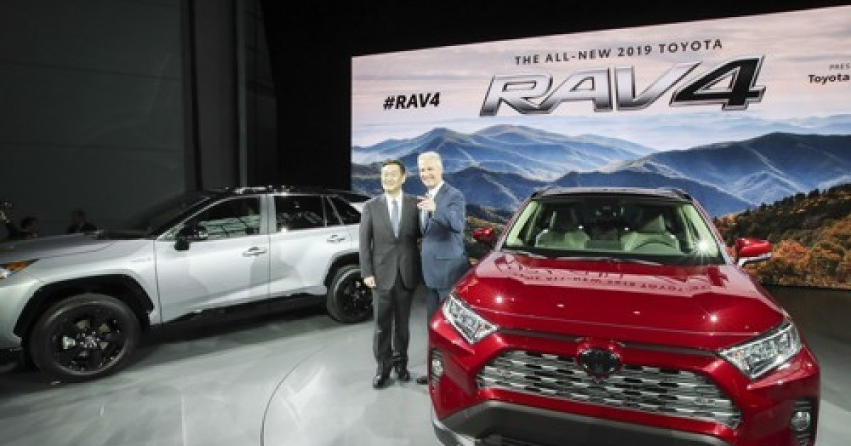 U.S.-NEW YORK-AUTO SHOW-2019 TOYOTA RAV4-DEBUT