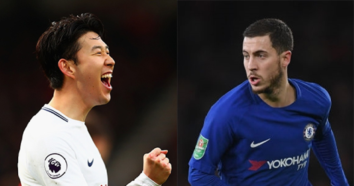 [EPL 32R] 손흥민 VS 아자르, 토트넘-첼시 라인업 발표