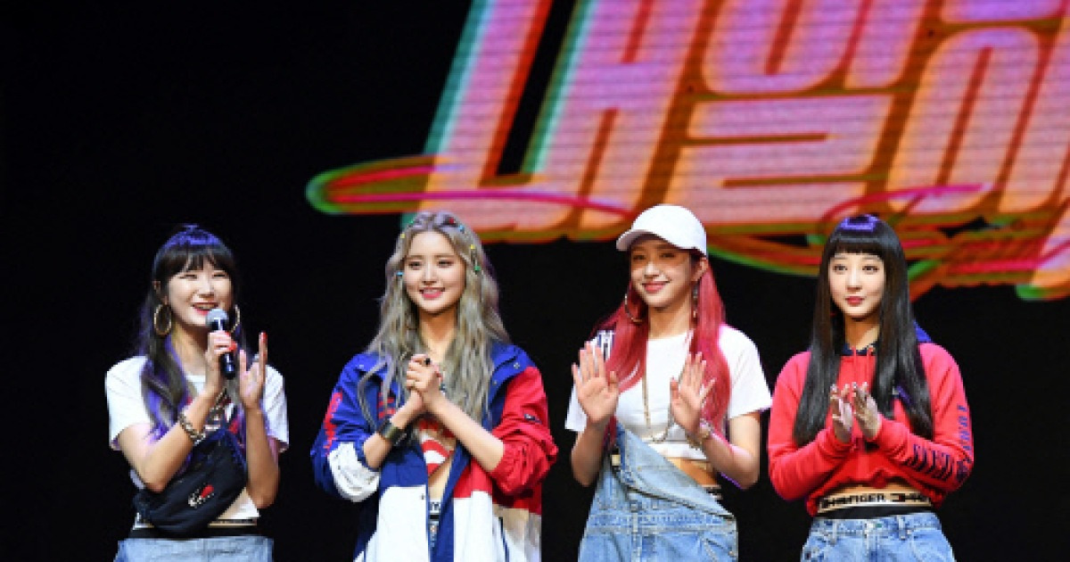 [SS현장]'90년대생' EXID, '토끼춤·뉴잭스윙·멜빵바지' 90년대 추억소환