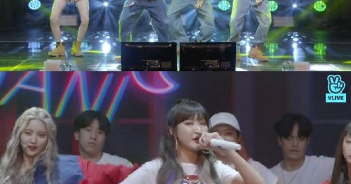 [V라이브 종합] "90년대 얼짱 스타일"..EXID, '내일해' 일등 해보자