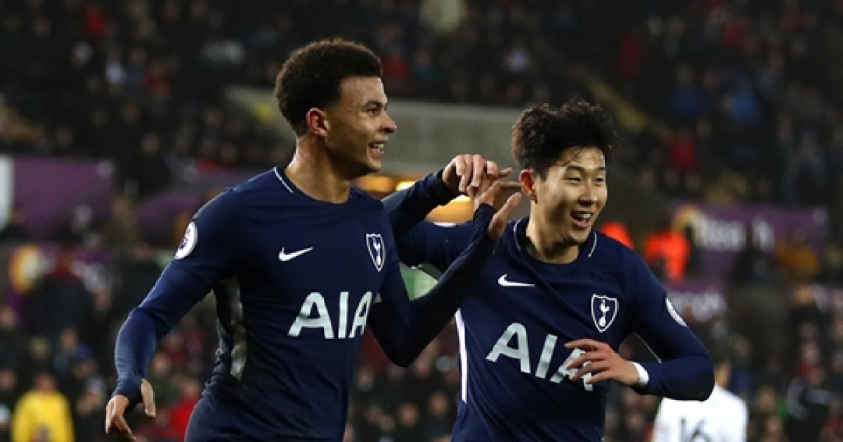 [EPL 33R] '손흥민 67분' 토트넘, 스토크에 2-1 승..6연승+14G 무패