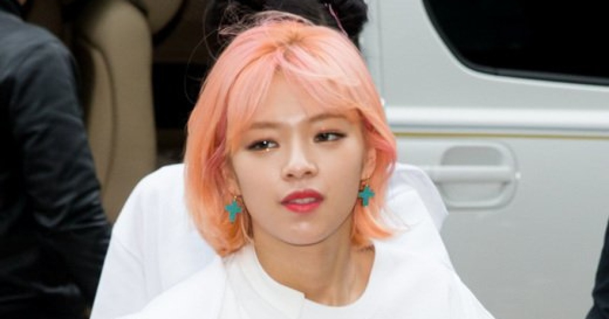 [포토] 트와이스 정연, '오렌지빛 똑단발'