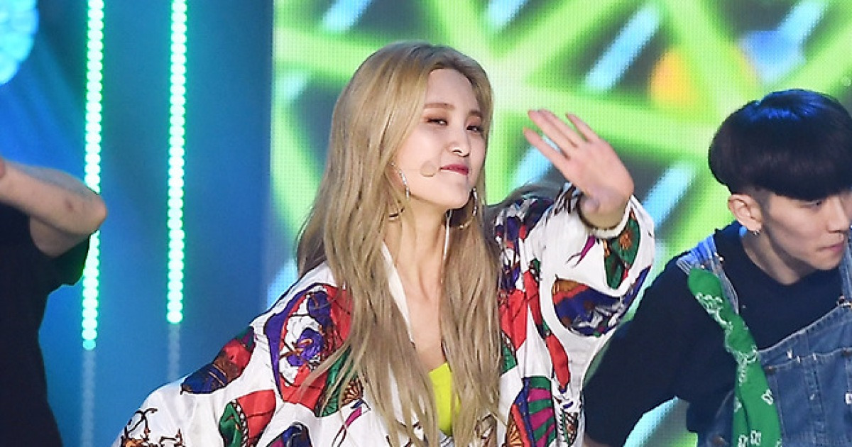 [TD포토] EXID 정화 '신나는 무대'