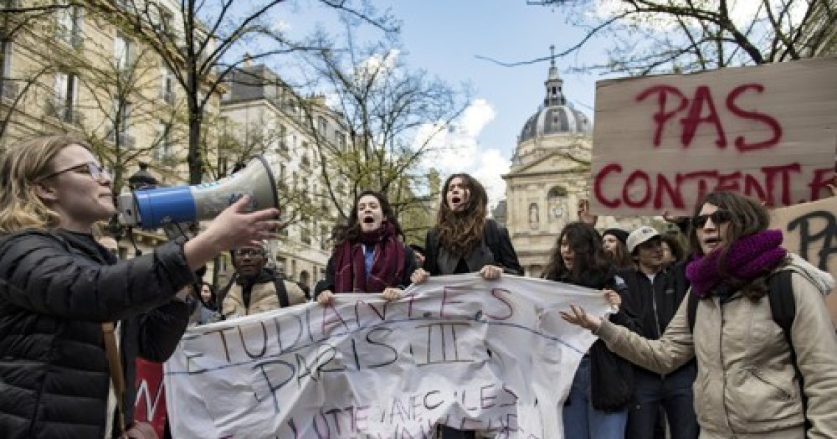 FRANCE STUDENTS PROTEST