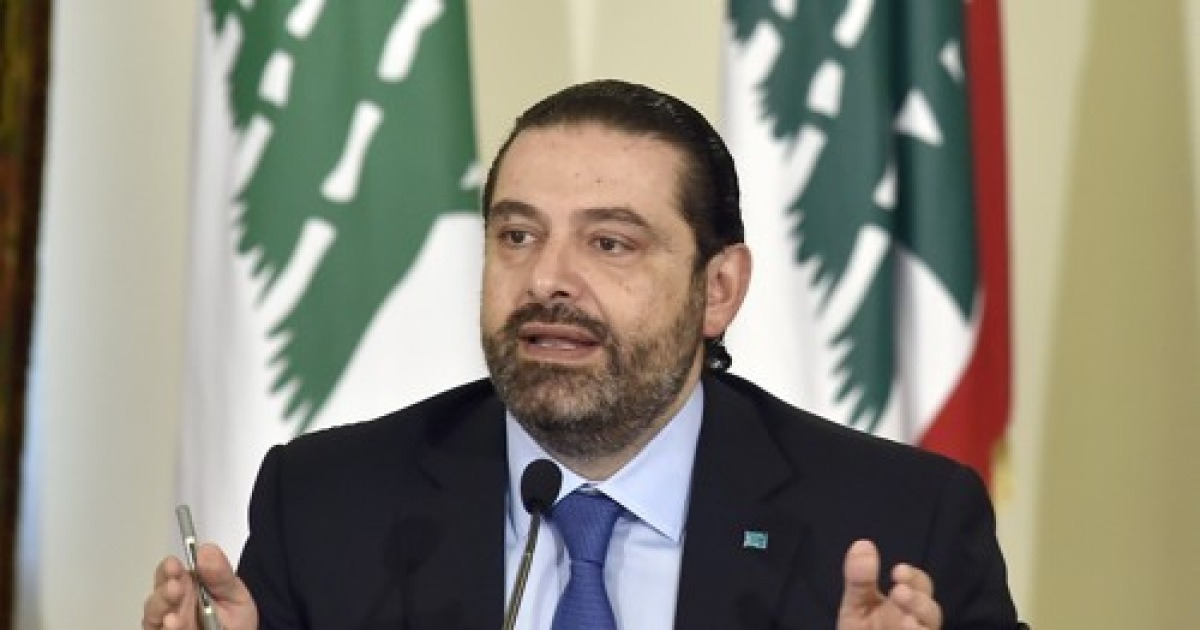 LEBANON PRIME MINISTER HARIRI PRESS CONFERENCE