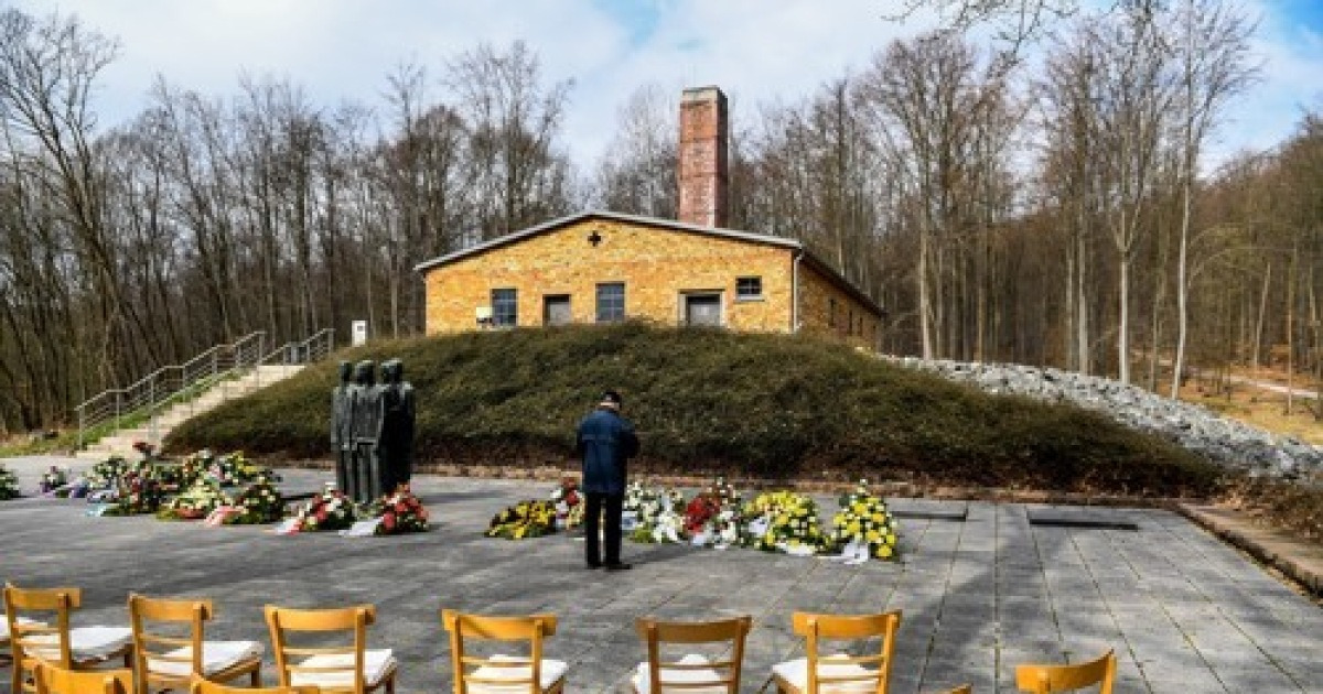 GERMANY WAR MITTELBAU DORA CAMP LIBERATION ANNIVERSARY