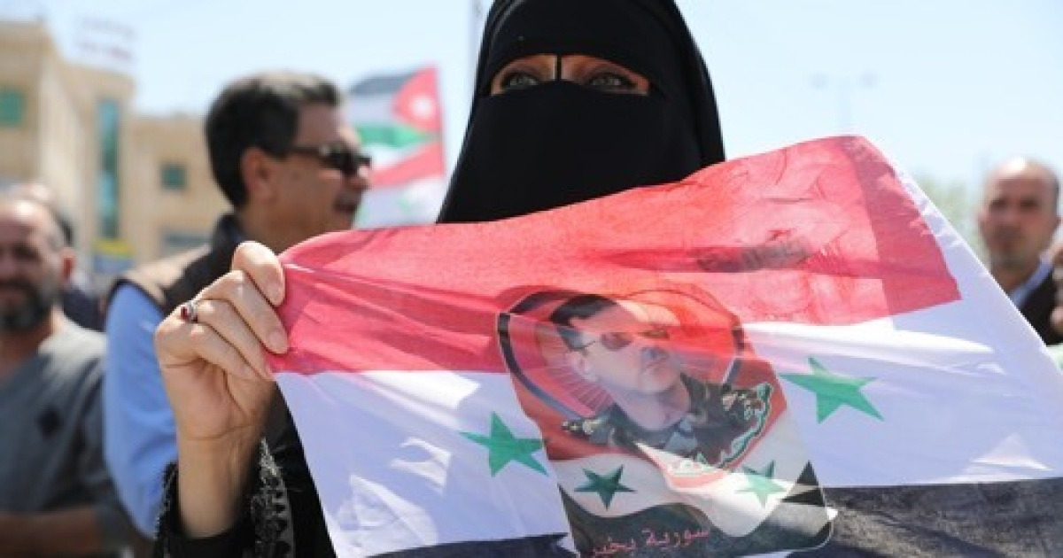 JORDAN SYRIA STRIKES PROTEST