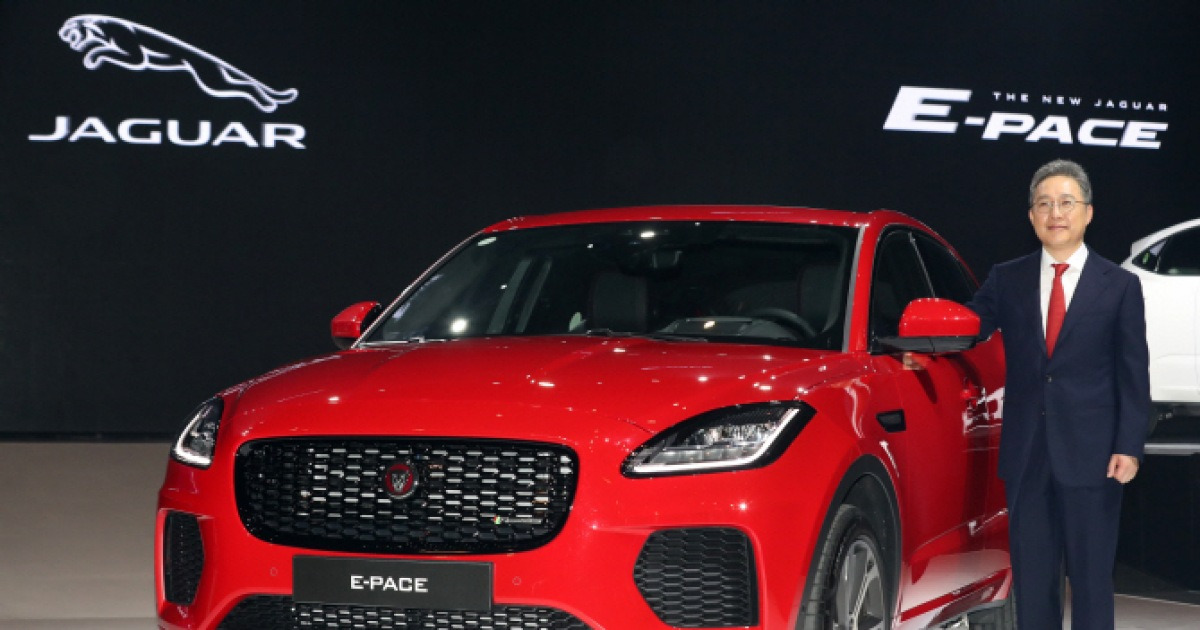 [포토]재규어 소형 SUV 'E 페이스' 출시, 5530만원부터