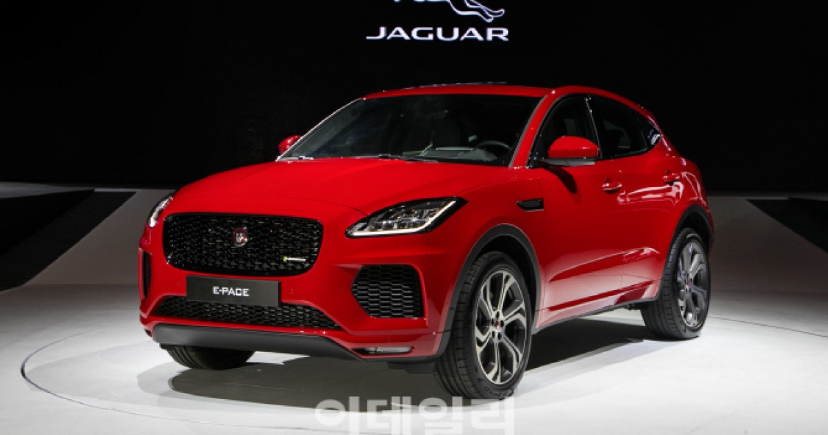 재규어, 첫 소형 SUV 'E-페이스' 출시..5530만원부터