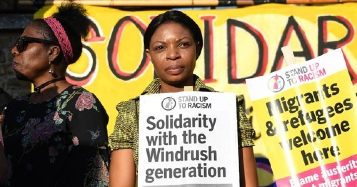 BRITAIN WINDRUSH GENERATION PROTEST
