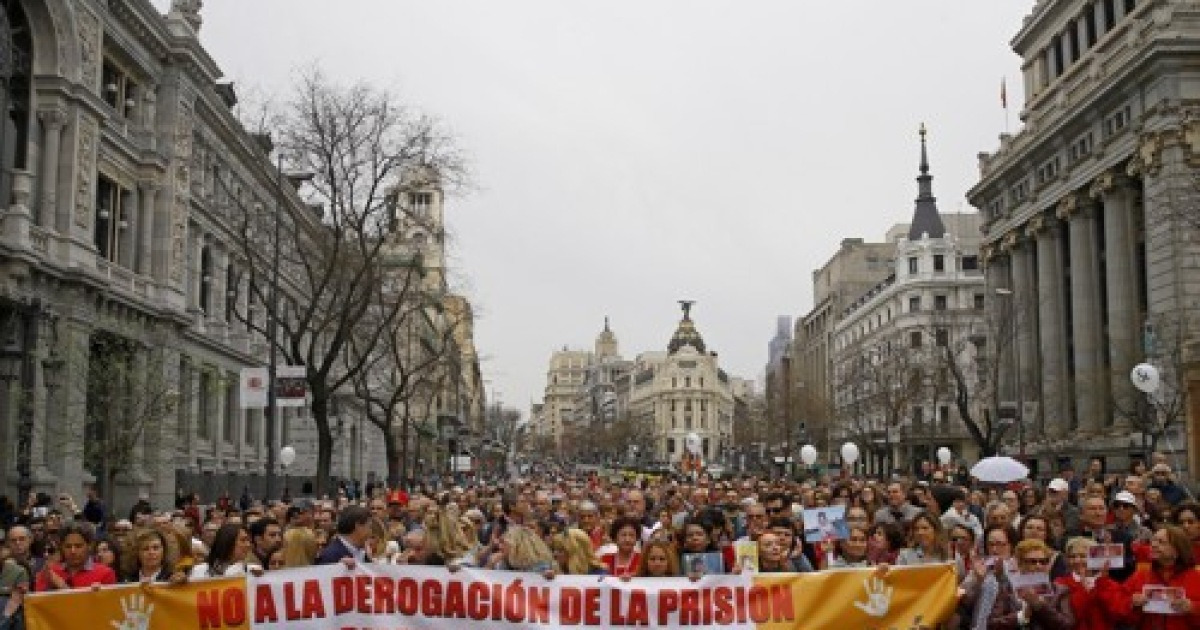 SPAIN PROTEST JUSTICE