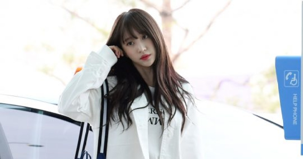 [TEN PHOTO]EXID 하니 '긴생머리 휘날리며 출국'