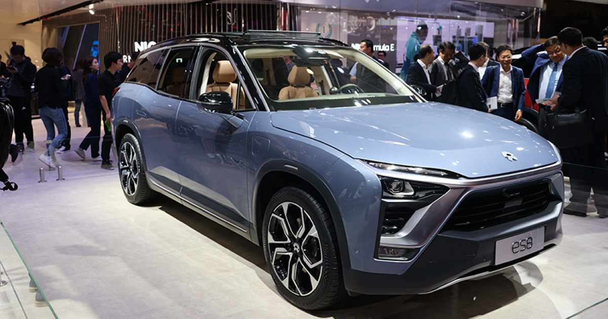 [북경 모터쇼] 전기차 브랜드 니오, 베이징에서 'ES8' 전시