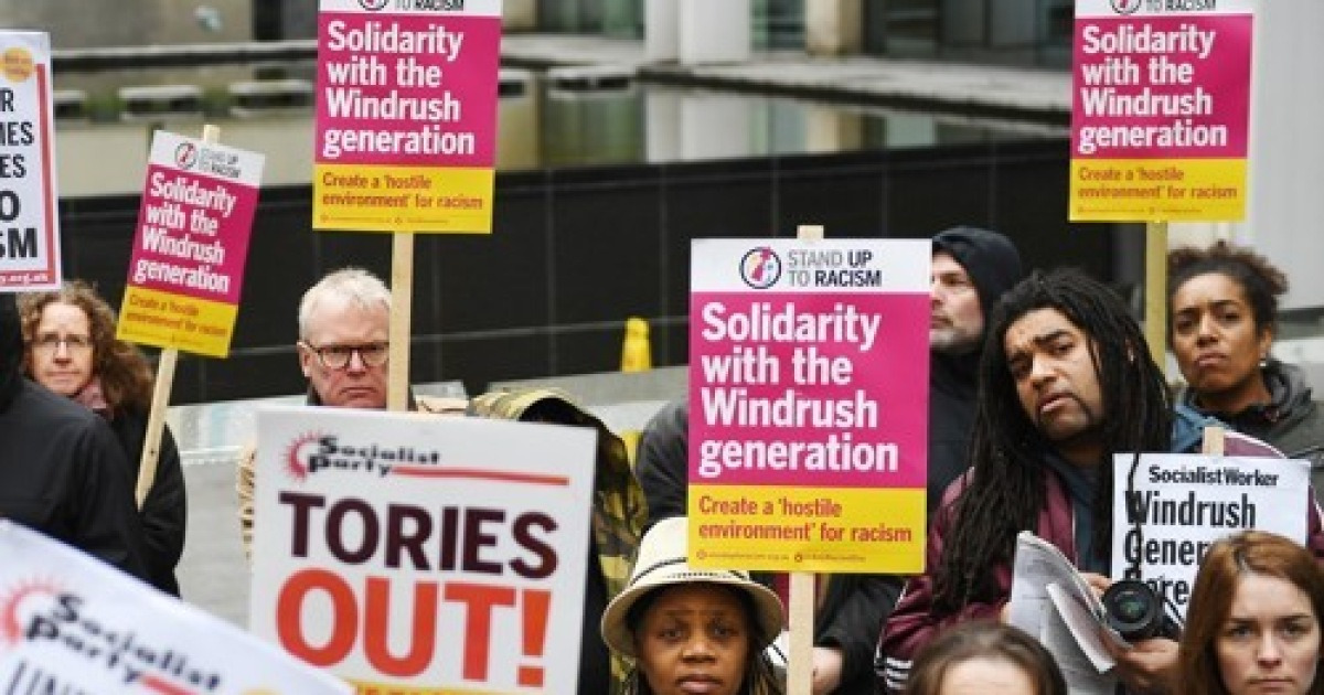 BRITAIN WINDRUSH GENERATION SOLIDARITY PROTEST
