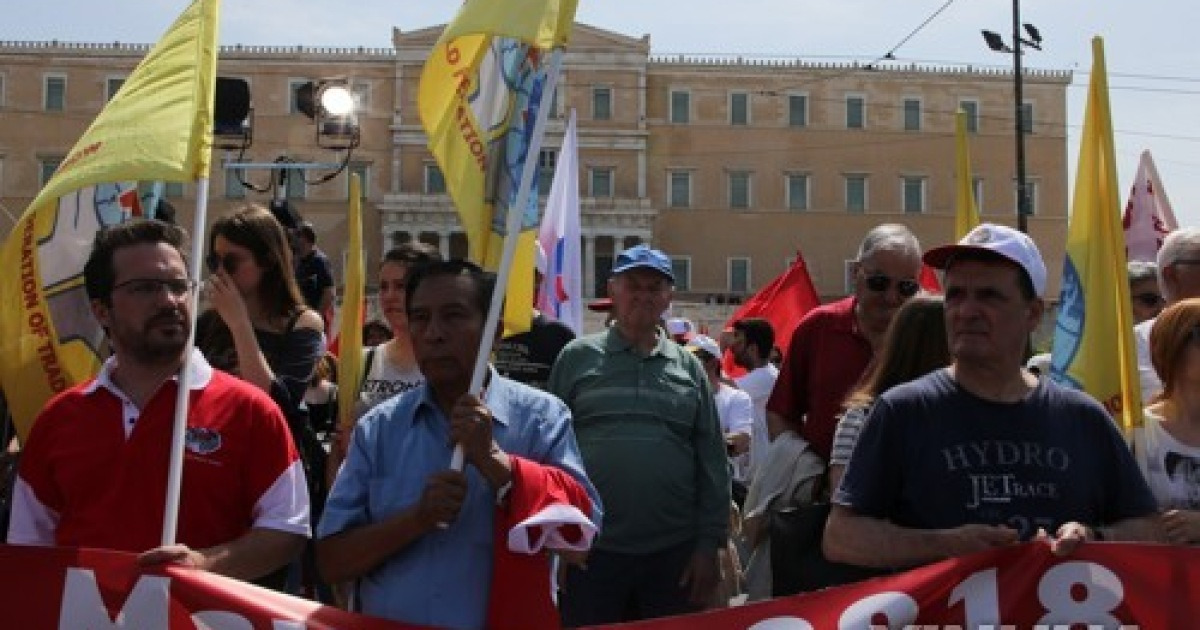 GREECE-ATHENS-INT'L WORKERS' DAY-RALLY
