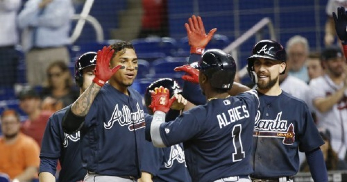 Braves Marlins Baseball