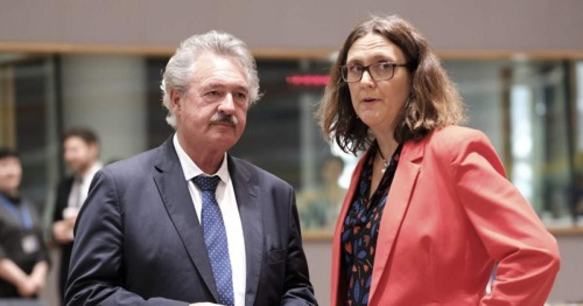 BELGIUM EU COUNCIL TRADE MINISTERS