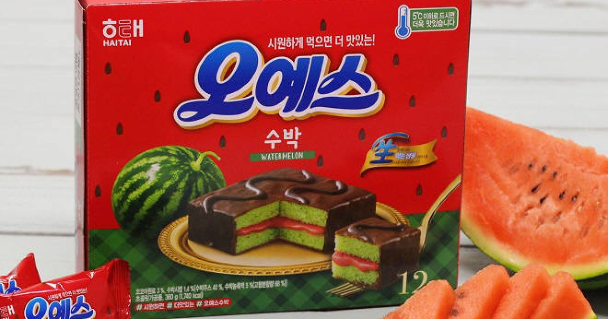 해태제과 오예스 수박 출시