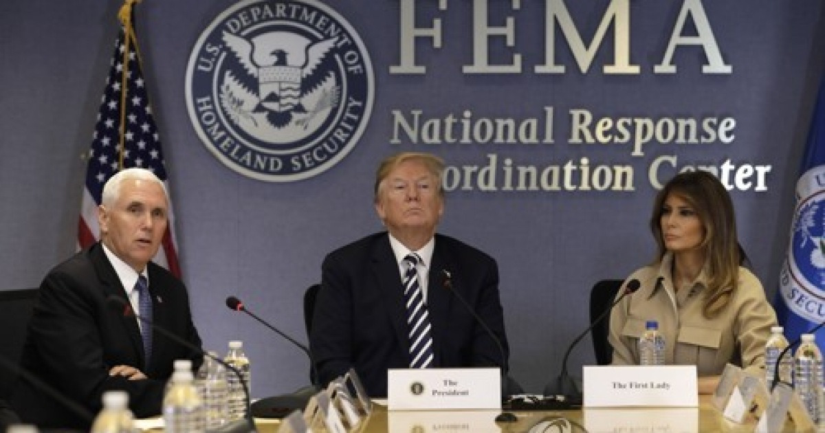 USA FEMA TRUMP