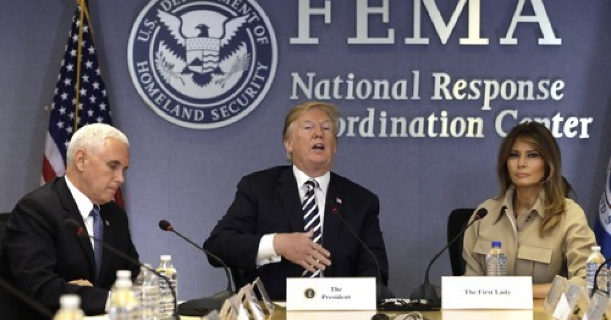 USA FEMA TRUMP