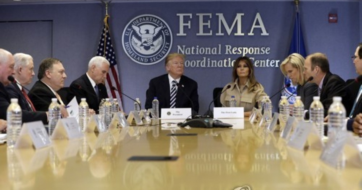 USA FEMA TRUMP