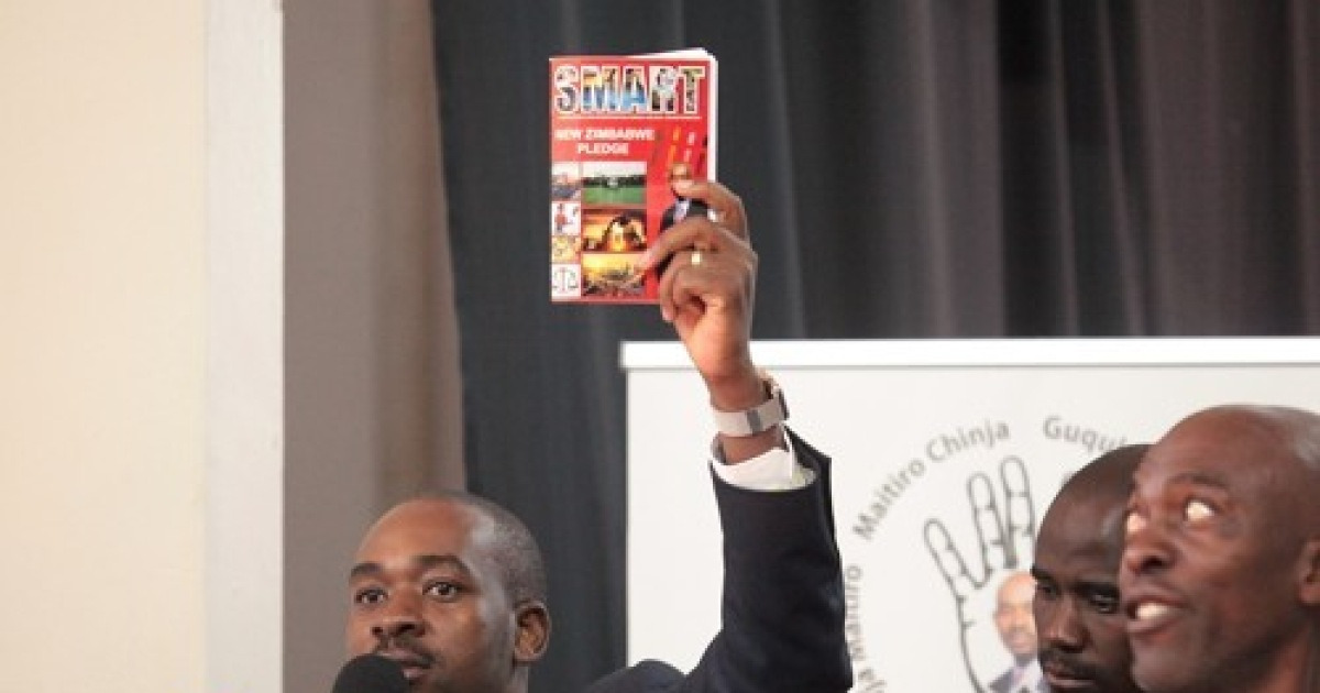 ZIMBABWE POLITICS PARTIES MDC ALLIANCE MANIFESTO LAUNCH