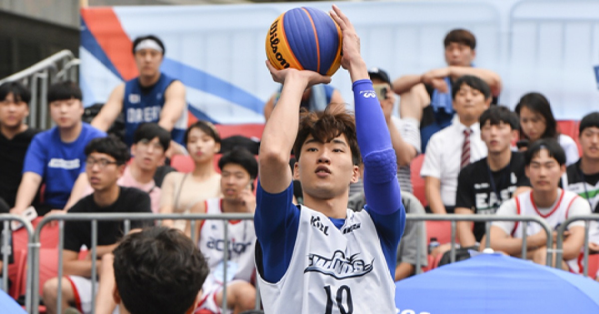 [JB포토] KBL WINDS 박인태 '슬슬 발동걸기 위한 슛'