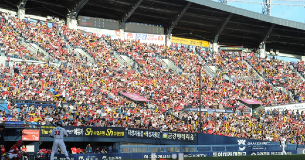 KBO리그, 13일 400만 관중 돌파 예상