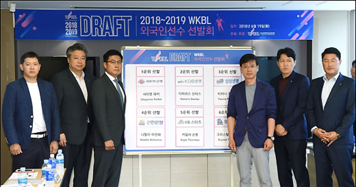 [MD포토] WKBL, '다음시즌 외국인 선수 드래프트 완료'