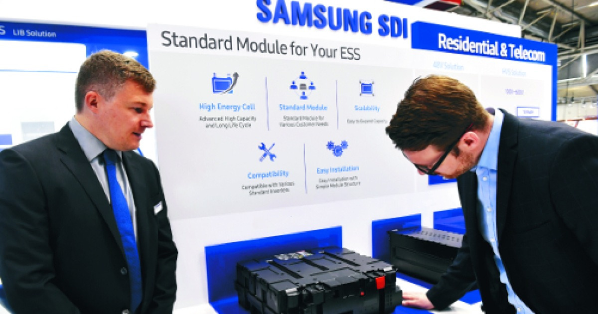 삼성SDI, 세계 최대 독일 ESS 전시회서 고전압 가정용 배터리 모듈 신제품 공개