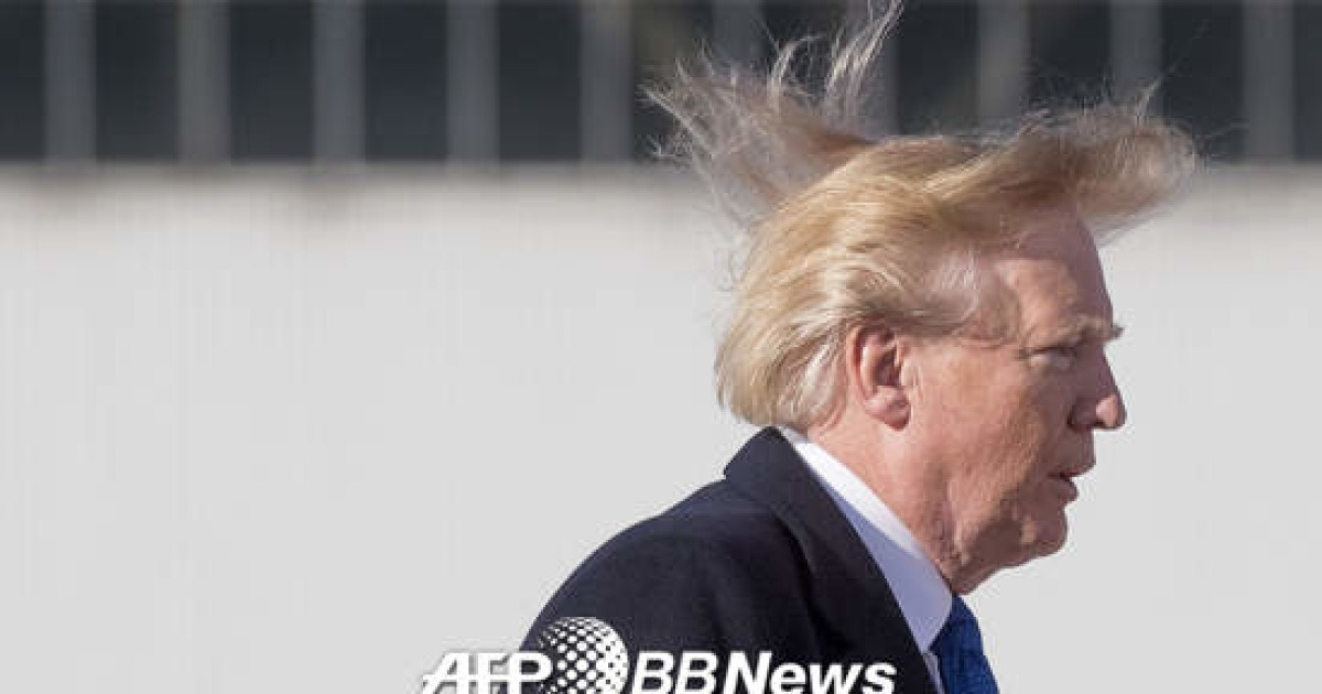 트럼프 "내 머리는 진짜..가발 아니야"