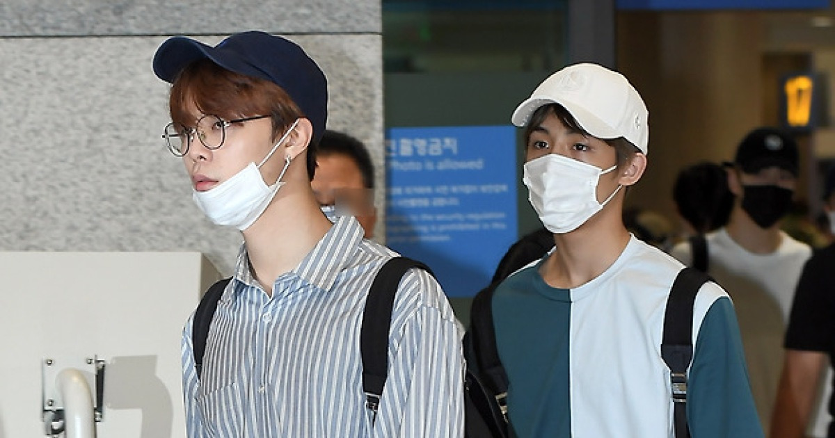 [포토엔HD] NCT127 쟈니-윈윈 '케이콘 뉴욕 마치고 입국'