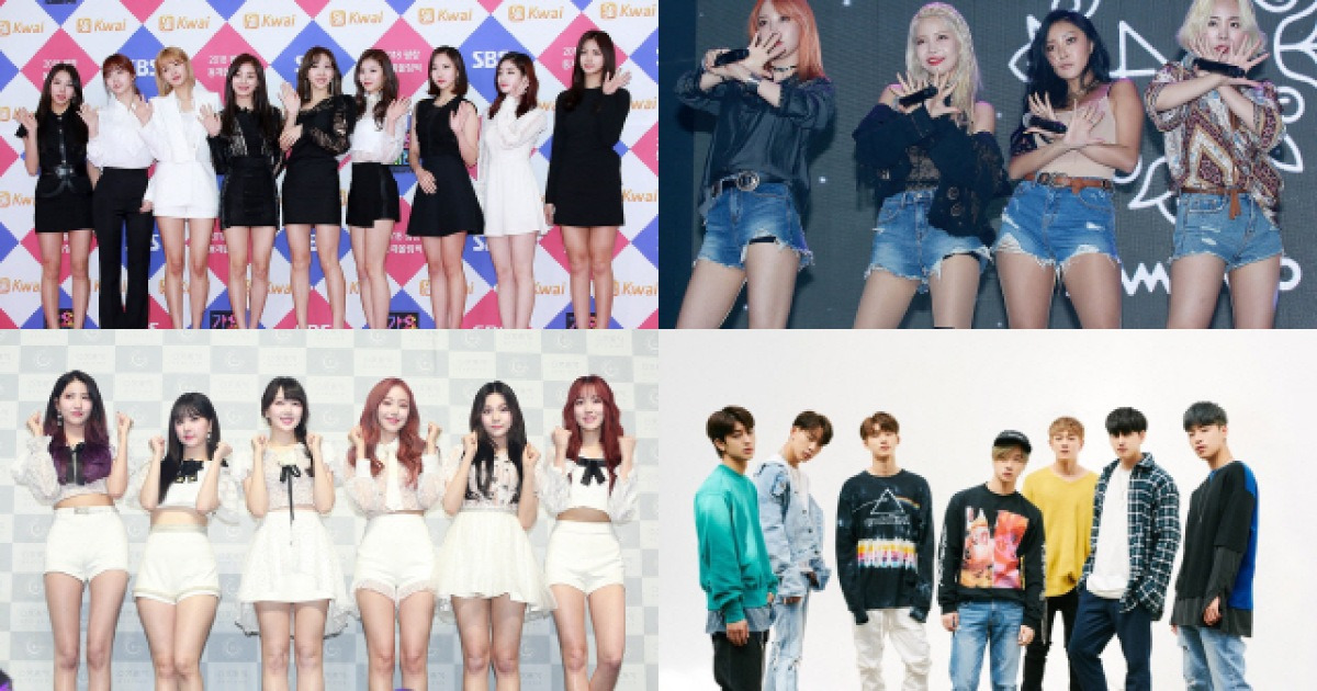 [상반기가요②] 트와이스·아이콘부터 워너원·JBJ까지..가요계 UP&DOWN