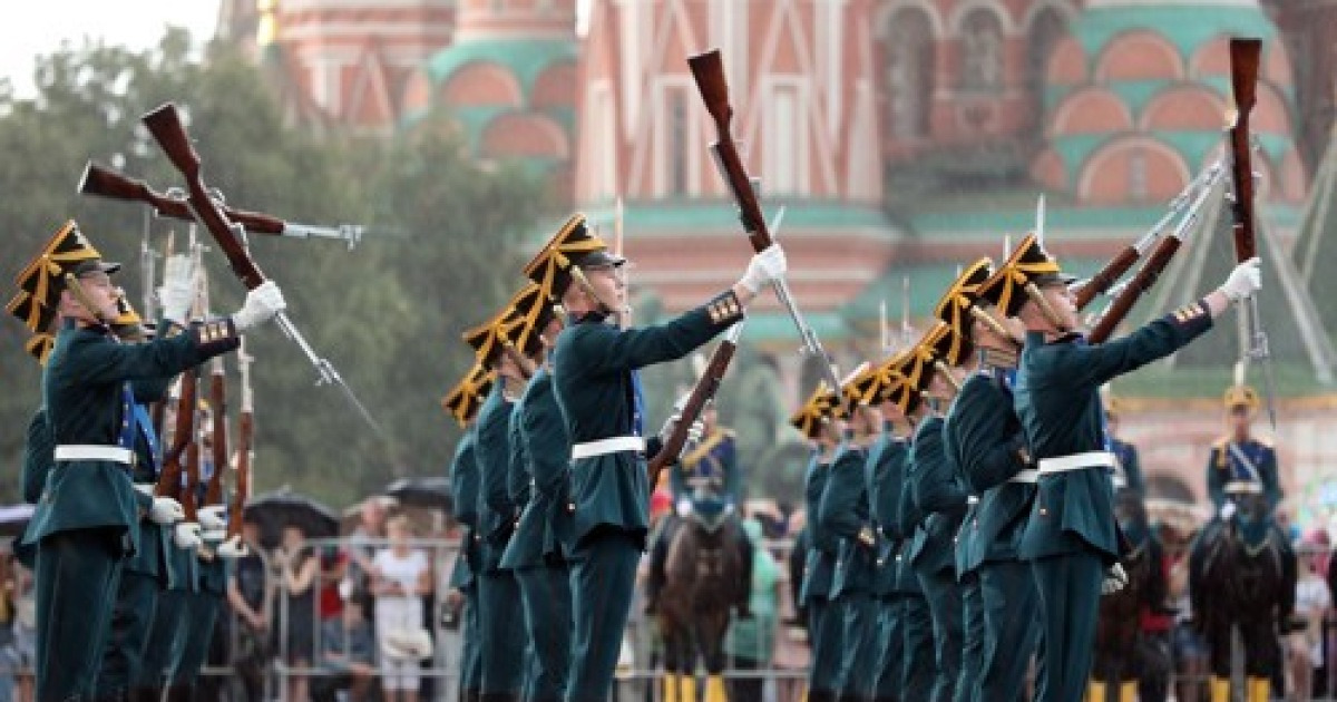 RUSSIA PRESIDENT REGIMENT PARADE