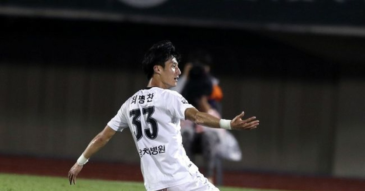 '멀티골' 최병찬, K리그2 17R MVP 선정..베스트팀은 부산